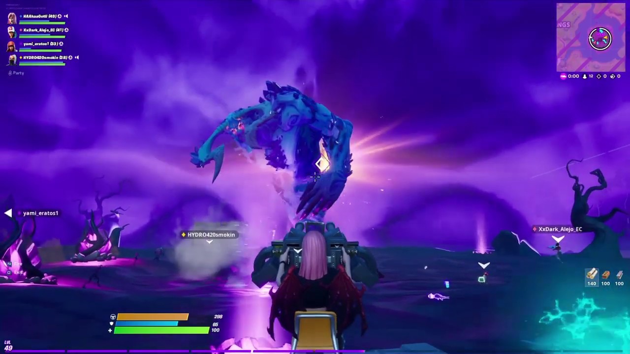 Fortnite HOW TO KILL THE STORM KING IN UNDER TEN MINUTES BATTLE ROYAL ...