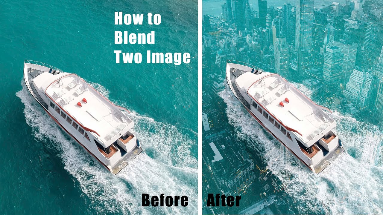 Blend Two Images in Photoshop | Blend Images Photoshop Tutorial - YouTube