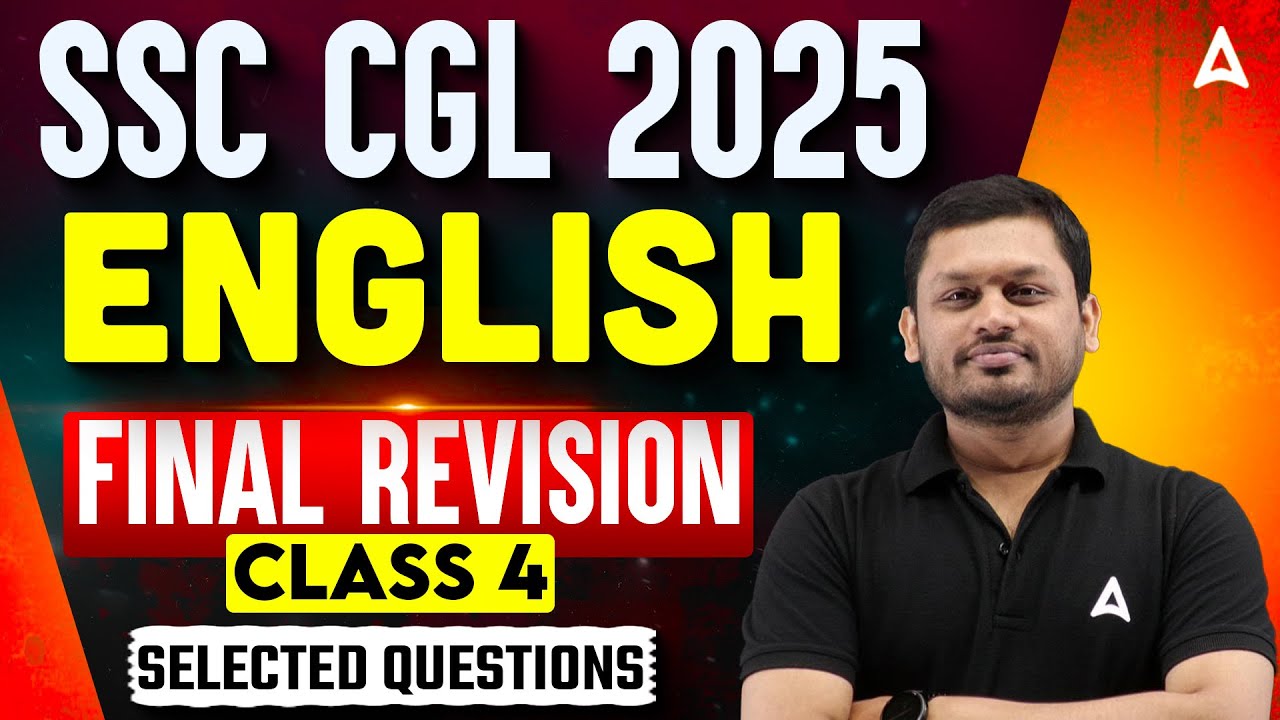 SSC CGL English Classes 2025 | SSC CGL English Questions by Amiya Sir ...