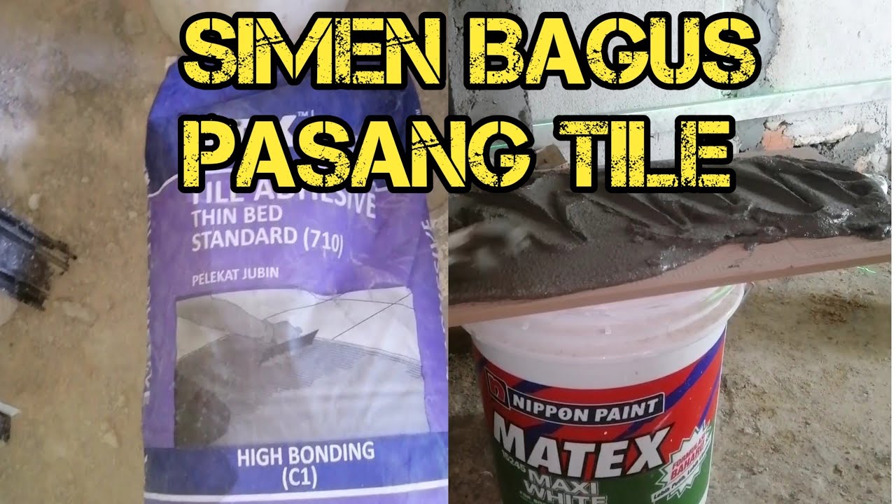 PASANG SIMEN PASANG TILE SIMEN BAGUS - YouTube