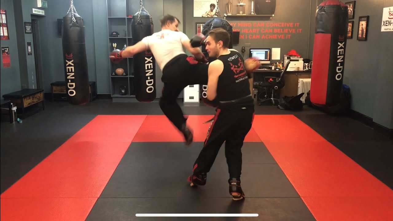 Test fight with Sensei Joe - YouTube