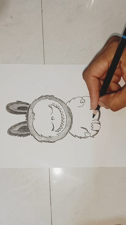 How to draw Labubu in simple easy steps😮||Drawing Labubu #labubu # ...