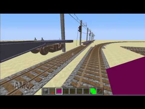 【Minecraft Mod】 Real Train Mod 【09】 - YouTube