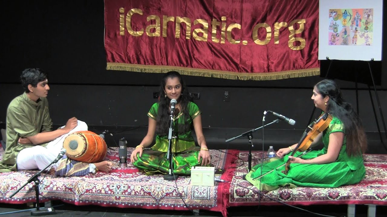 Vidya Kanthan (Vocal), Sharada Krishnan (Violin) & Sanjay Subramanian ...