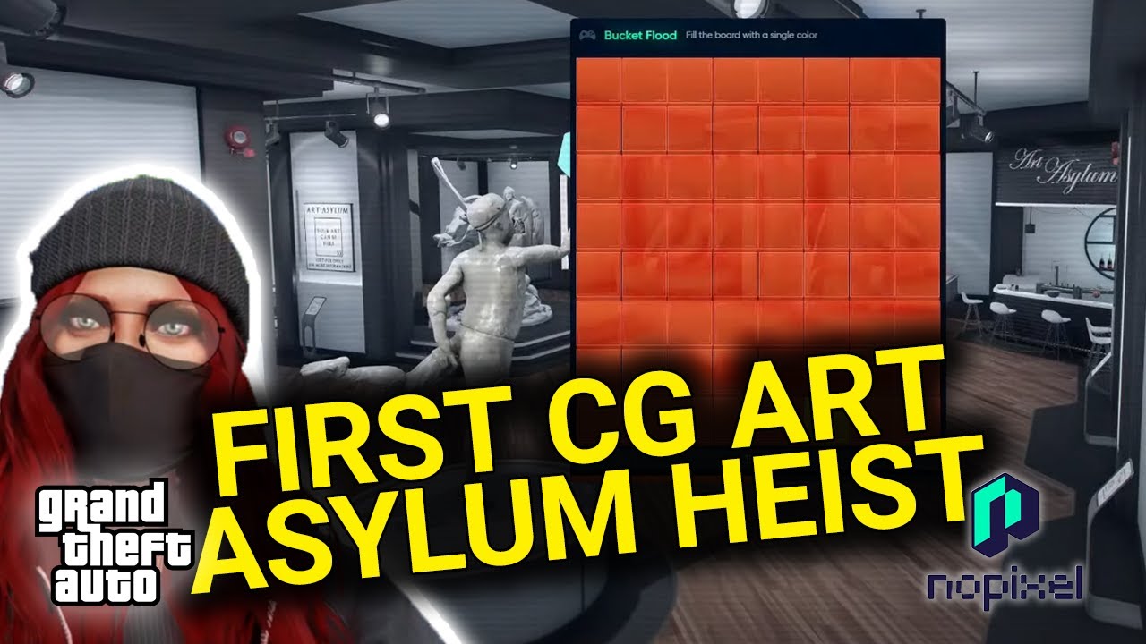 CG First Successful Art Asylum Heist | Ellie POV | Full Heist - YouTube