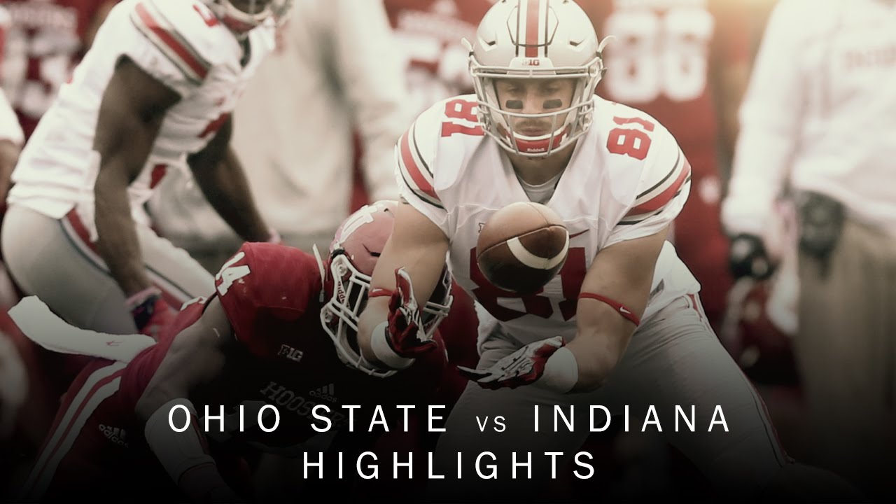 Ohio State Football: Indiana Highlight - YouTube