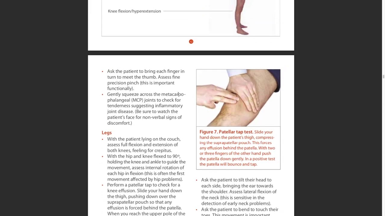 GALS - Screening Examination of the Musculoskeletal System | Arthritis ...