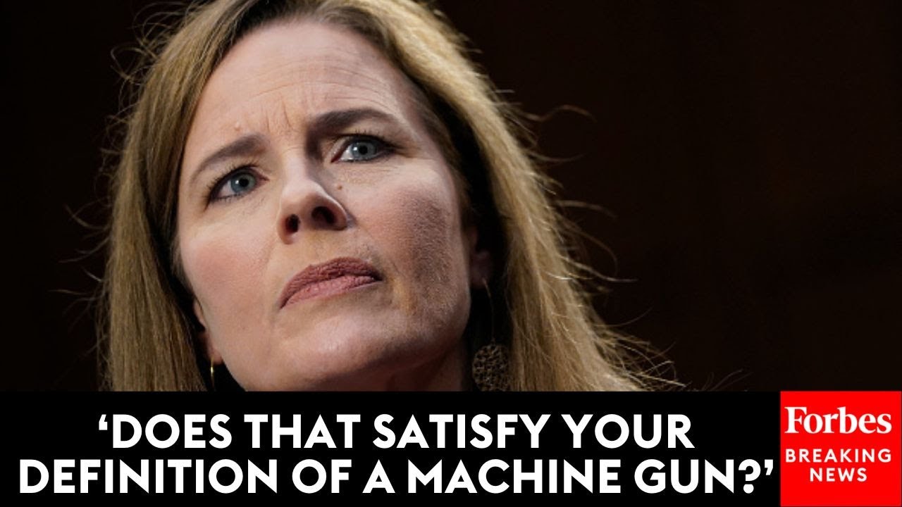 Justice Amy Coney Barrett Presses Lawyer On The Definition Of A Machine ...