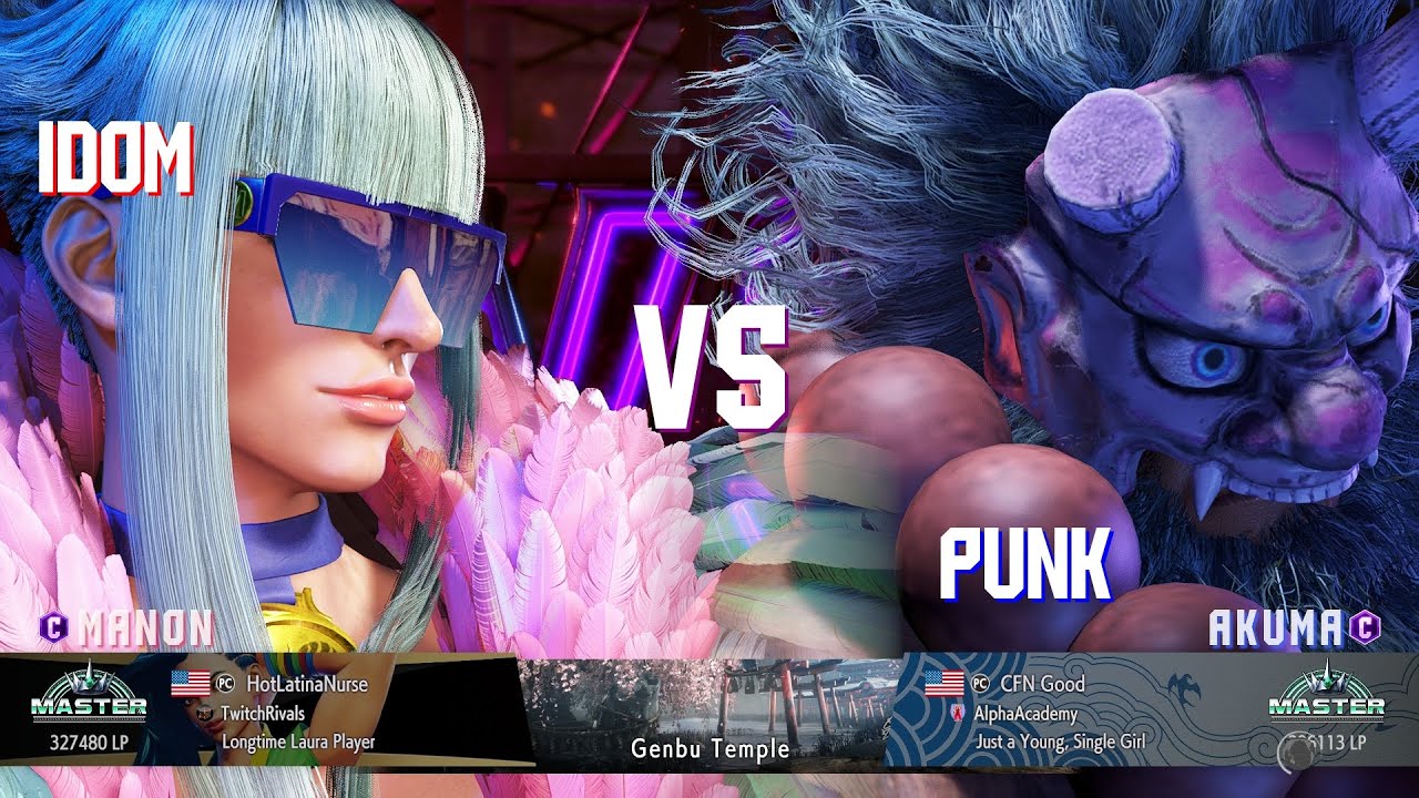 SF6 iDom (Manon Classic) Vs Punk (Akuma Classic) - YouTube