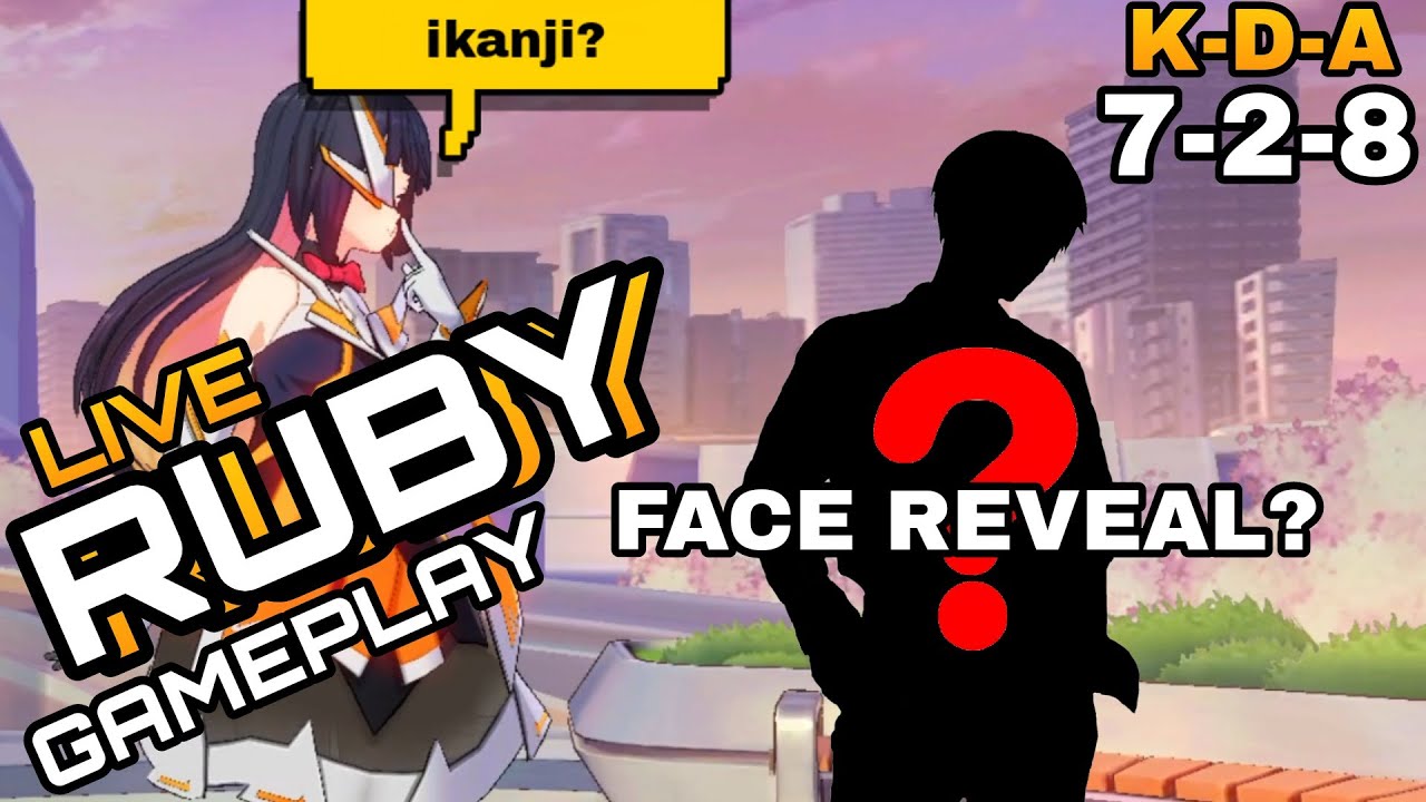 ikanji Face Reveal? | RUBY GAMEPLAY | LIVE GAMEPLAY | BEST BUILD ...