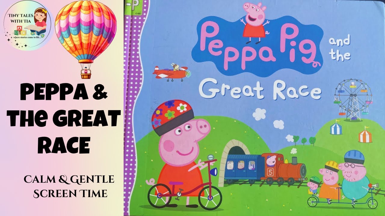 Peppa Pig and the Great Race 🐷🏁 | Read Aloud Story for Kids | Tiny ...