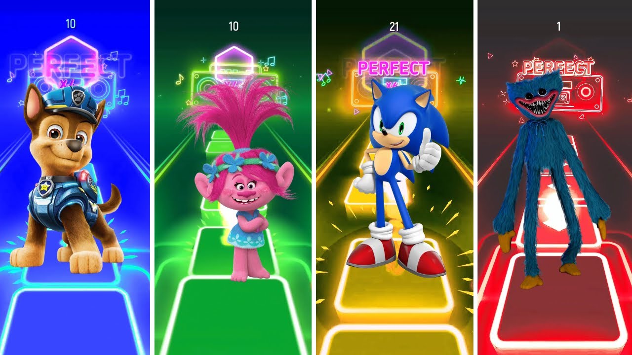 🔵 Bluey Officer vs 🟢 Pinky Patrol vs 🟡 Captain Barky vs 🔴 Dark Howl ...