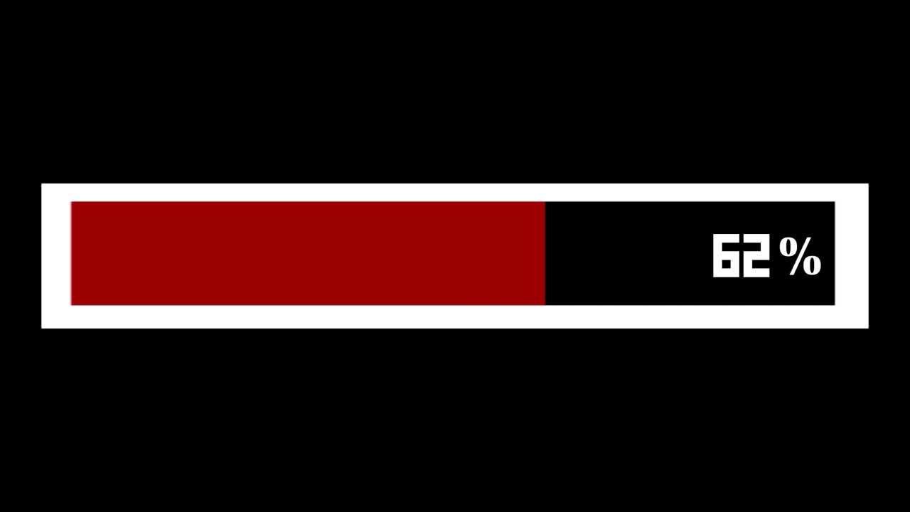 Progress Bar / RED / Free to use - YouTube