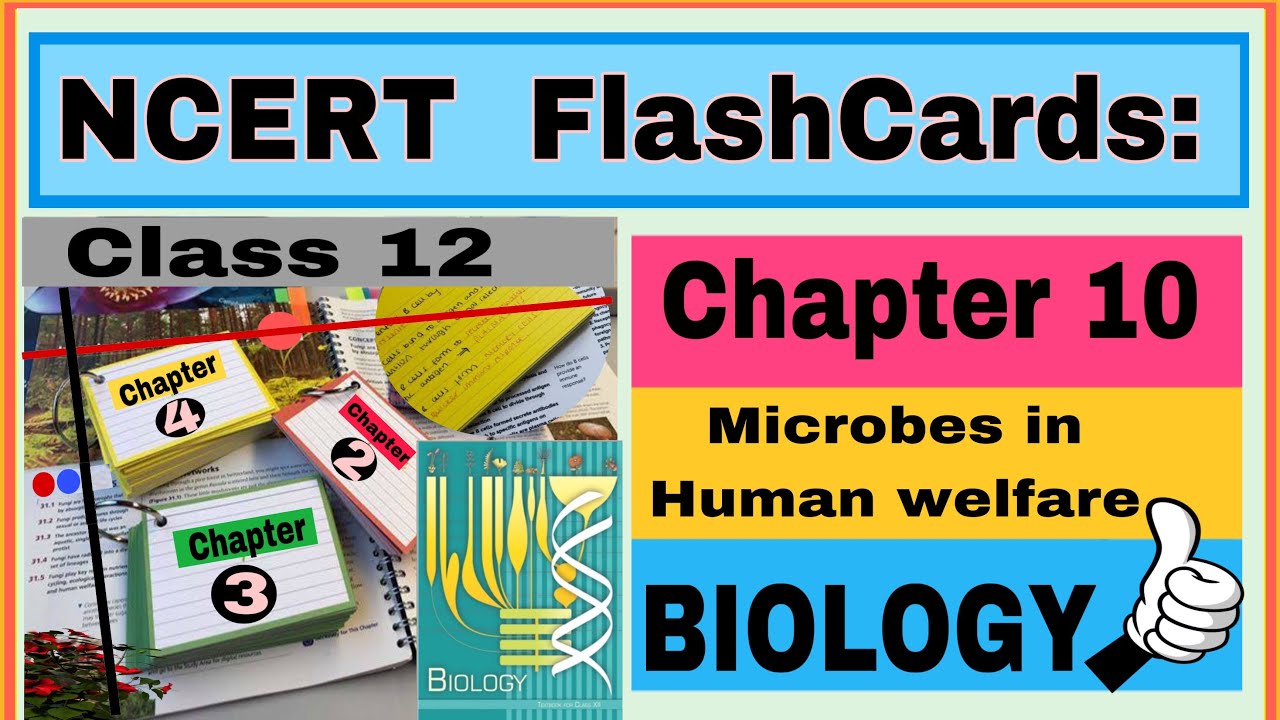 NCERT Flashcards..Chapter 10 / Microbes in Human Welfare/ class12 ...