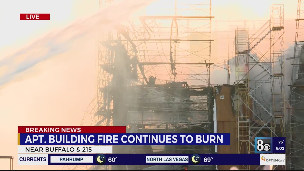 Building declared 'total loss' after fire breaks out in southwest Las ...