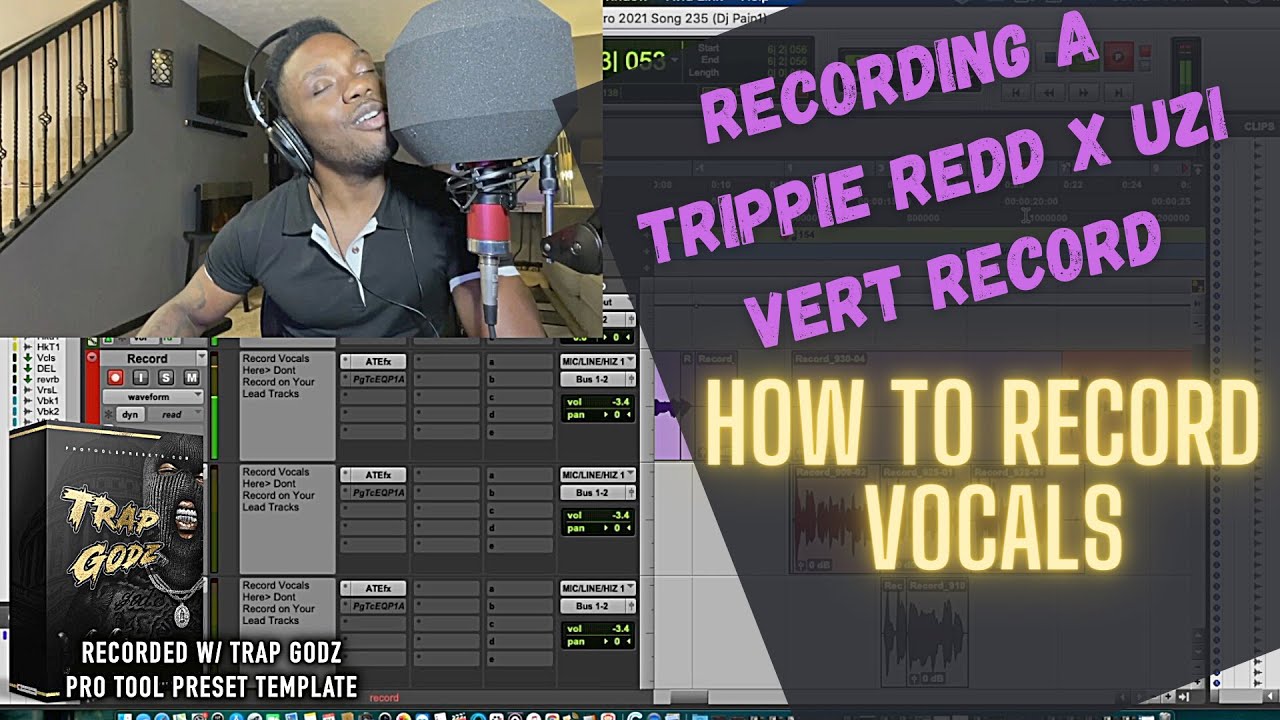 Fedarro Record a Trippie Redd x Lil Uzi Vert Type Song | Pro Tools ...