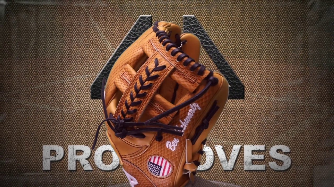 44 Pro Custom Baseball Glove Signature Series Tan Snakeskin Black Laced ...