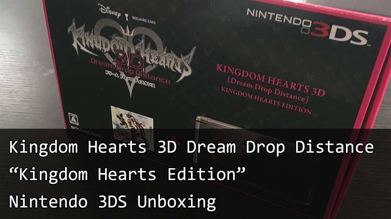 Kingdom Hearts 3D Dream Drop Distance "Kingdom Hearts Edition" Nintendo ...
