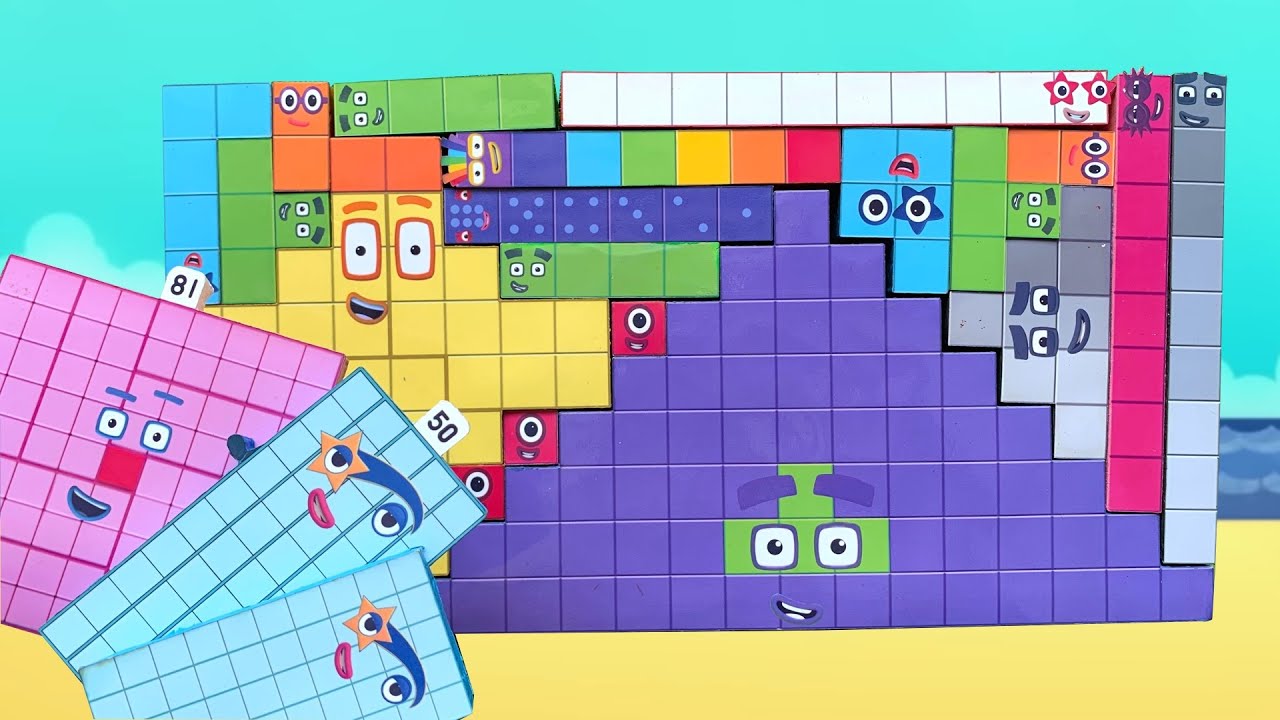 Looking for Numberblocks NEW 359 Puzzle Tetris Shape | ASMR chirping of ...