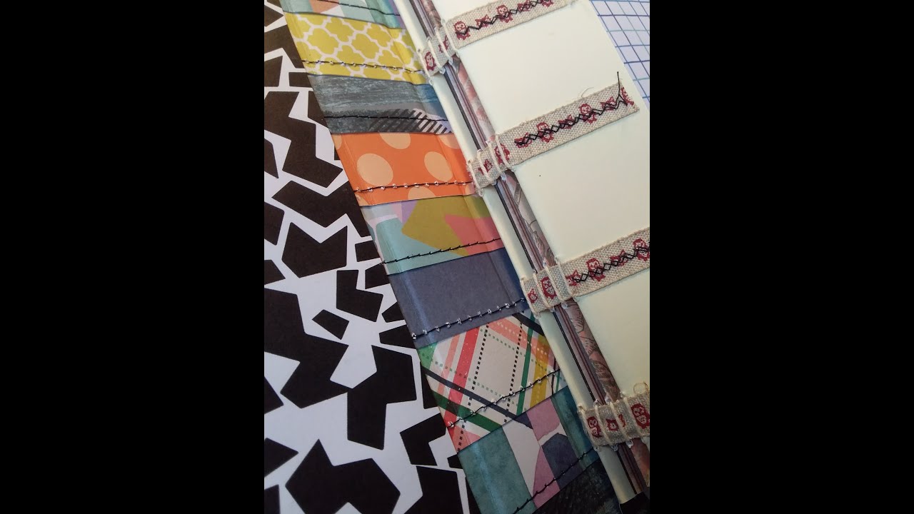 How I made my 'Experimental Spine' Journal - YouTube