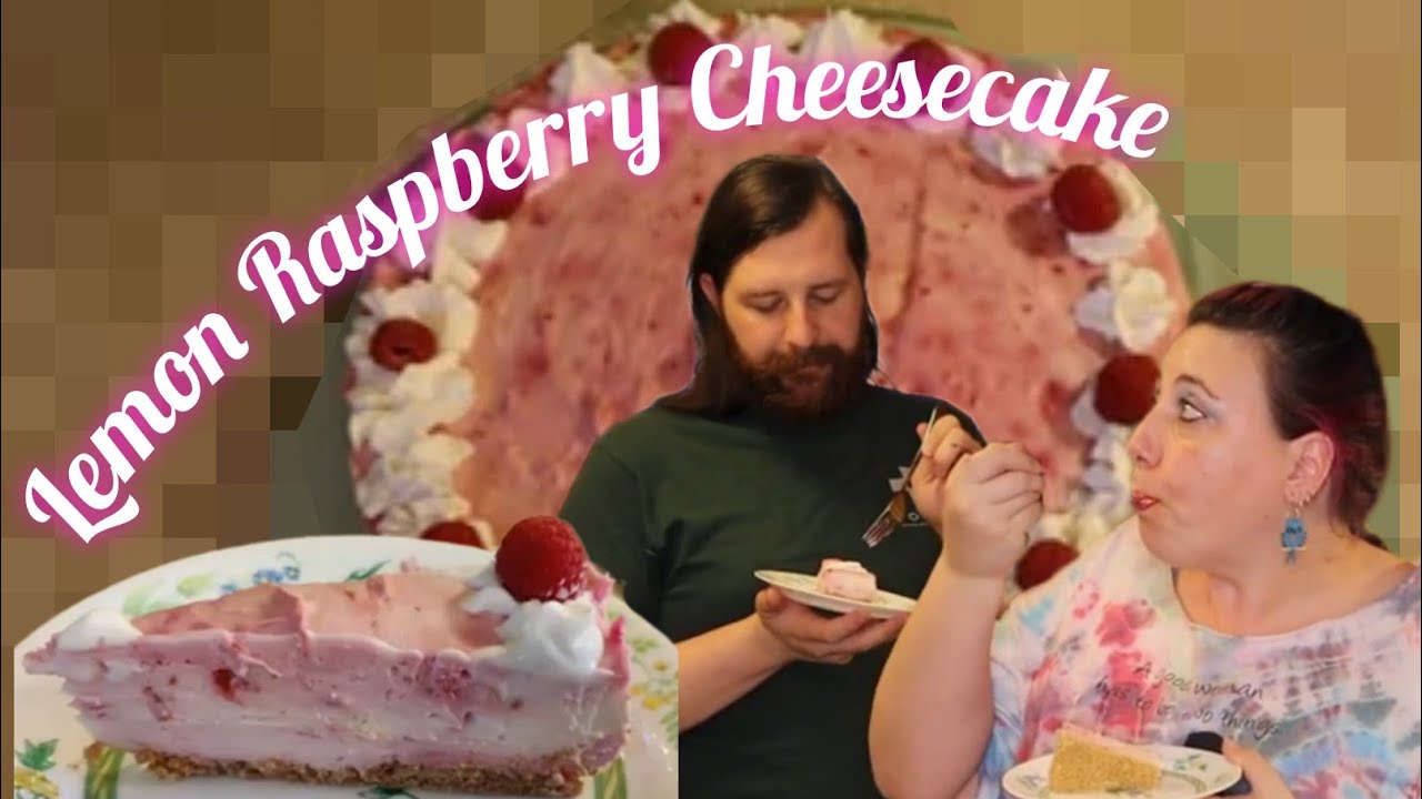 Lemon Raspberry Cheesecake ((NO BAKE)) - YouTube