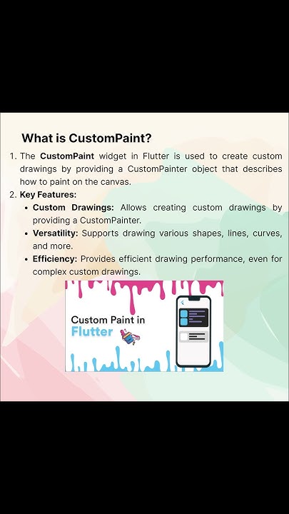 CustomPaint in Flutter #devcode - YouTube