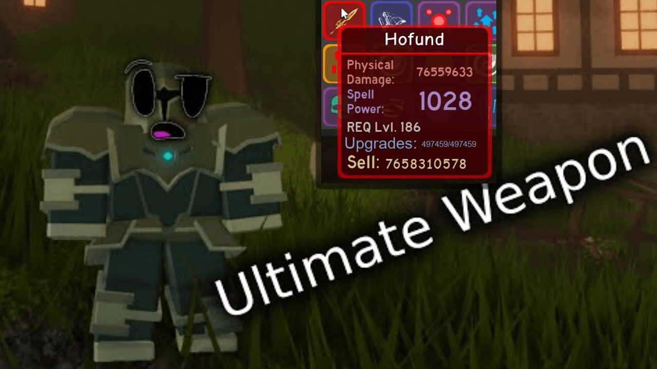 New Dungeon Quest Ultimate Weapon!! - YouTube