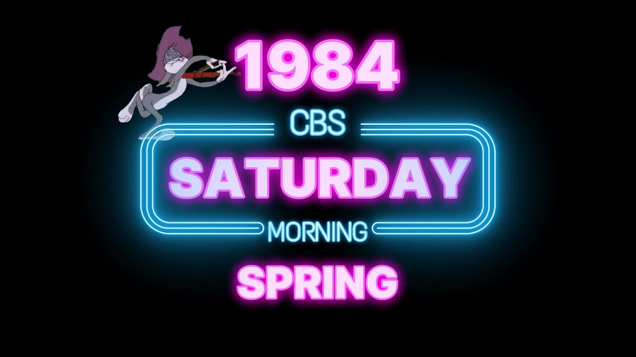 CBS Saturday Morning Cartoon | summer | 1984 - YouTube
