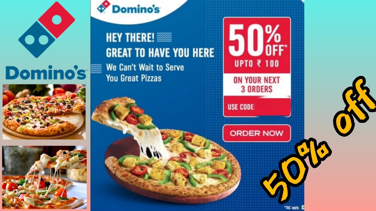 Dominos Pizza Offer || Dominos Pizza Offer For Next 3 Orders - YouTube