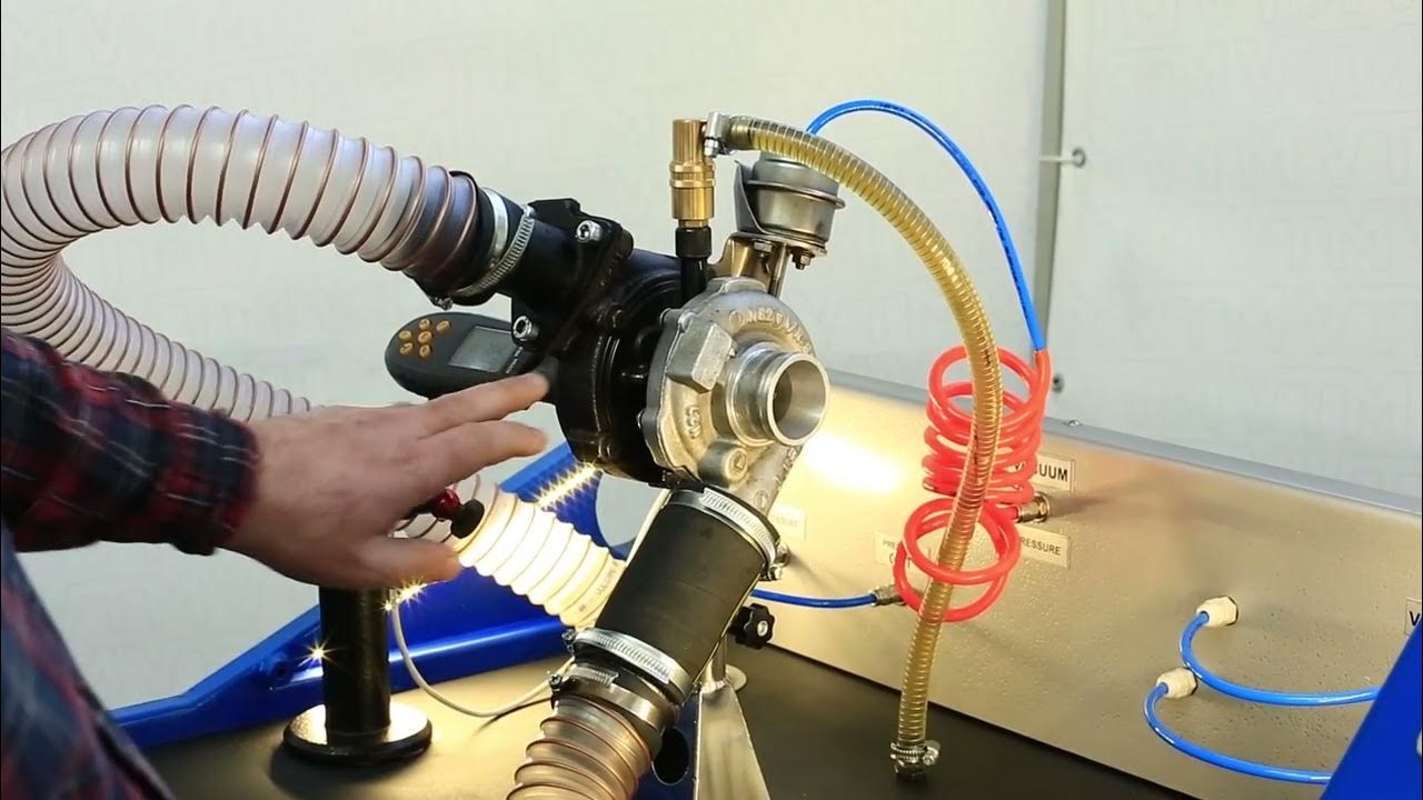 Стенд проверки наддува турбины | TURBO BOOST TEST | Обзор работы и ...