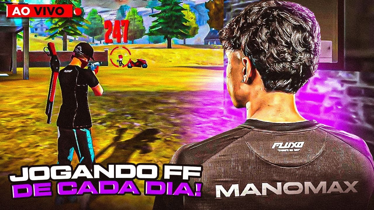 🟣FREE FIRE AO VIVO 🟣JOGANDO FREE FIRE DE CADA DIA! FX MANOMAX 🟣 - YouTube