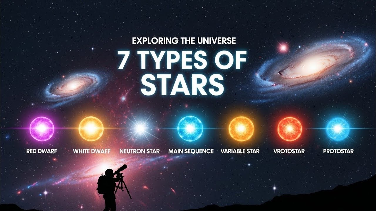 Exploring the Universe: The 7 Types of Stars - YouTube