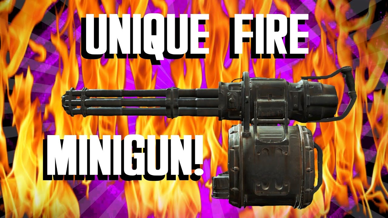 Fallout 4 - Ashmaker - Unique Minigun Weapon Location Guide - YouTube