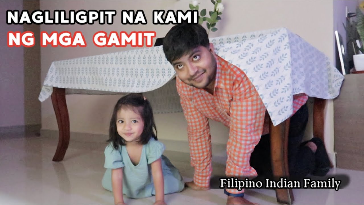 NAGLIGPIT NA NG GAMIT SA BAHAY.. Filipino Indian Family - YouTube