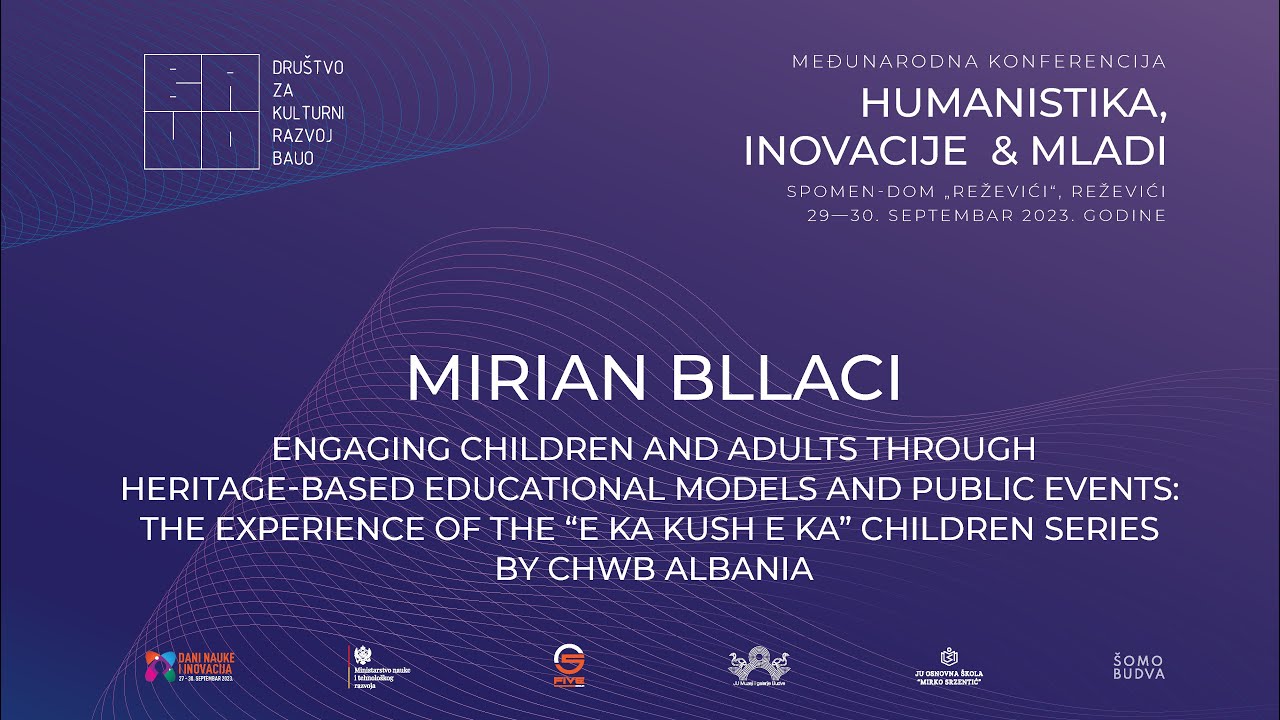 Mirian Bllaci / The experience of the “E KA KUSH E KA” children series ...