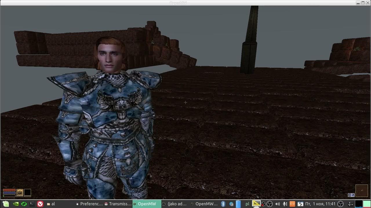 OpenMW 0 48 + Might and Magic island 1 03e mod Na Linux + game - YouTube