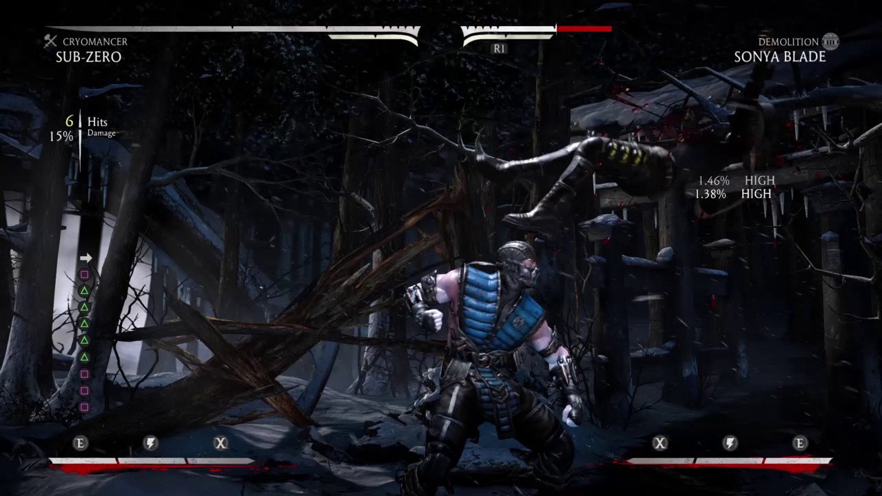 Mortal Kombat XL Sub-Zero Corner Combo - YouTube
