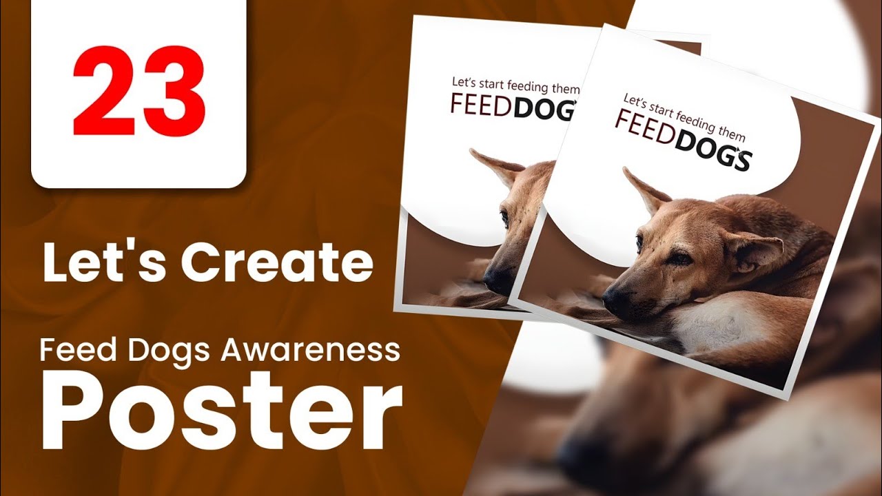 Feed Dogs Awareness Poster | Om Stark Creative Poster Design | Sri Om ...