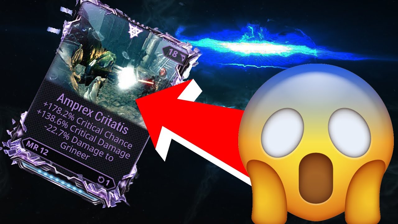 Warframe Amprex riven build video - YouTube