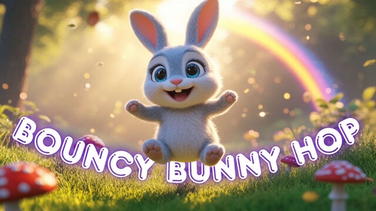 Hop Little Bunnies! Dance Song for Kids 🐰 | Easter Jump & Skip Action ...