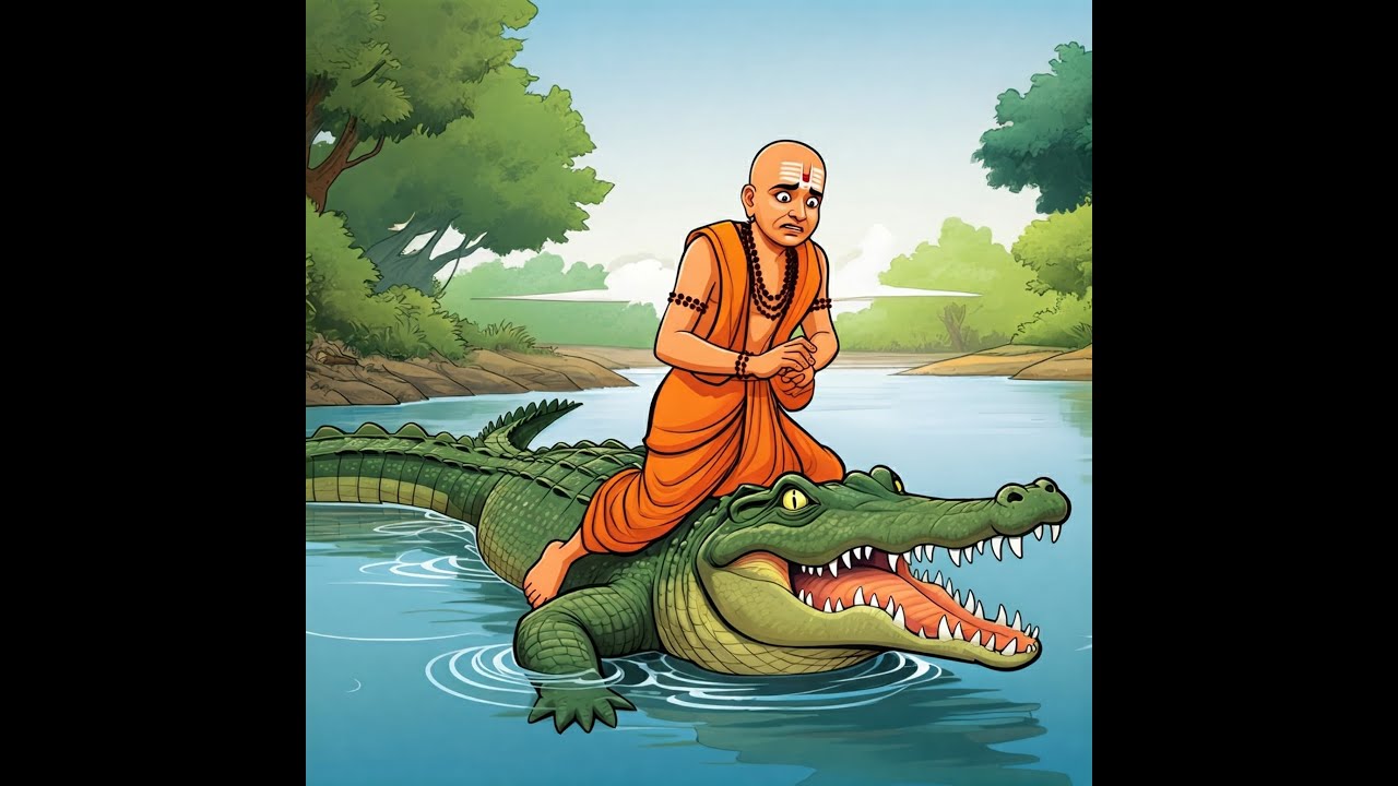 The Story of The Crocodile and the Priest: A tale from Panchatantra # ...