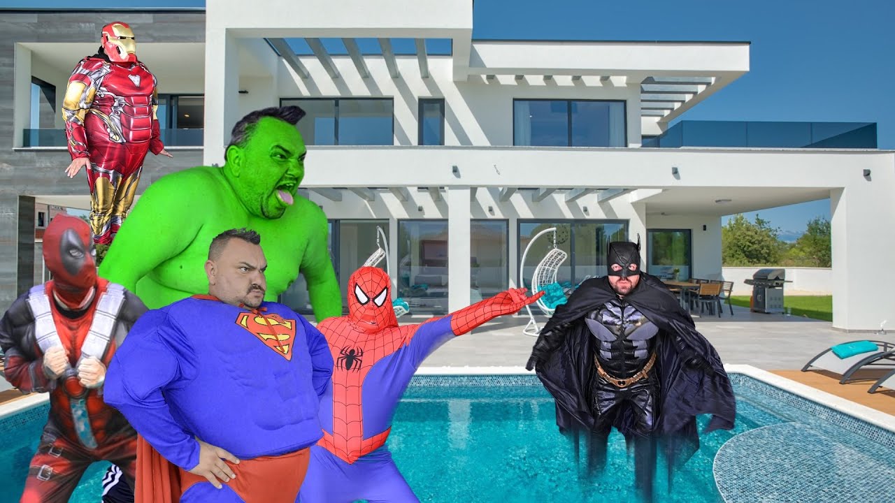 Superheroes House Tour - YouTube