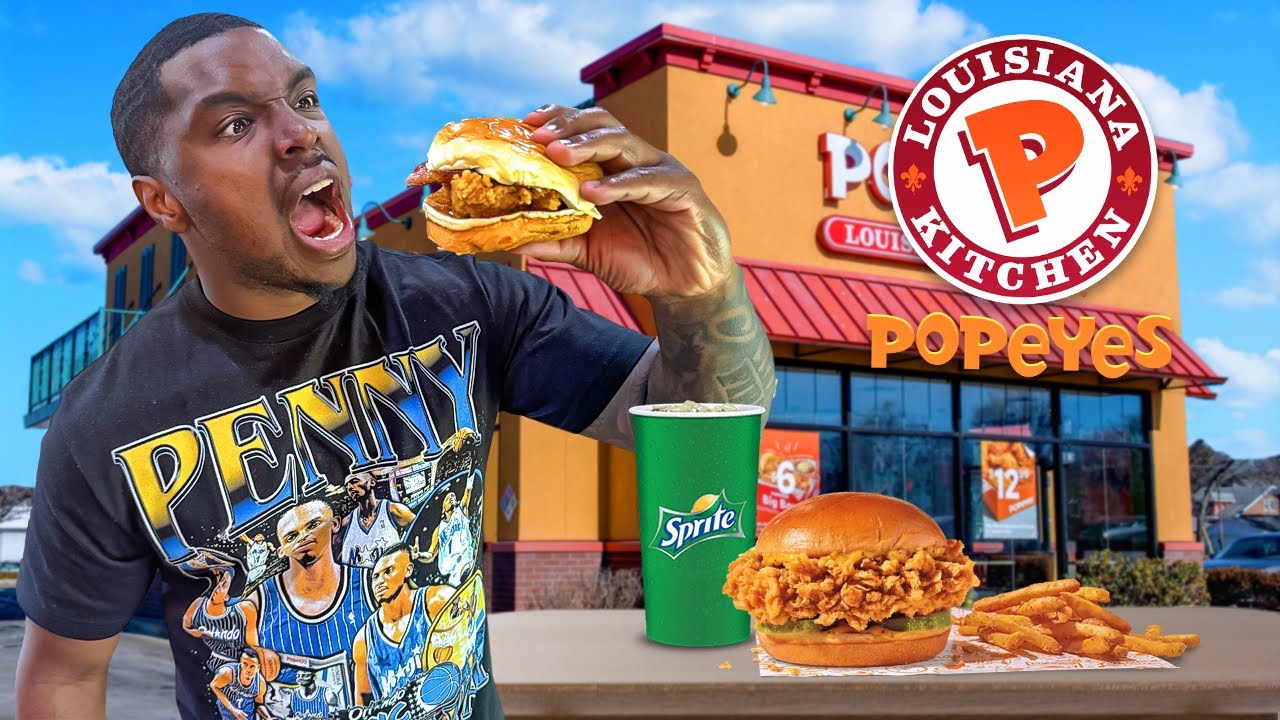 Why Everyone Is Raving About Popeyes Golden BBQ Chicken Sandwich - YouTube