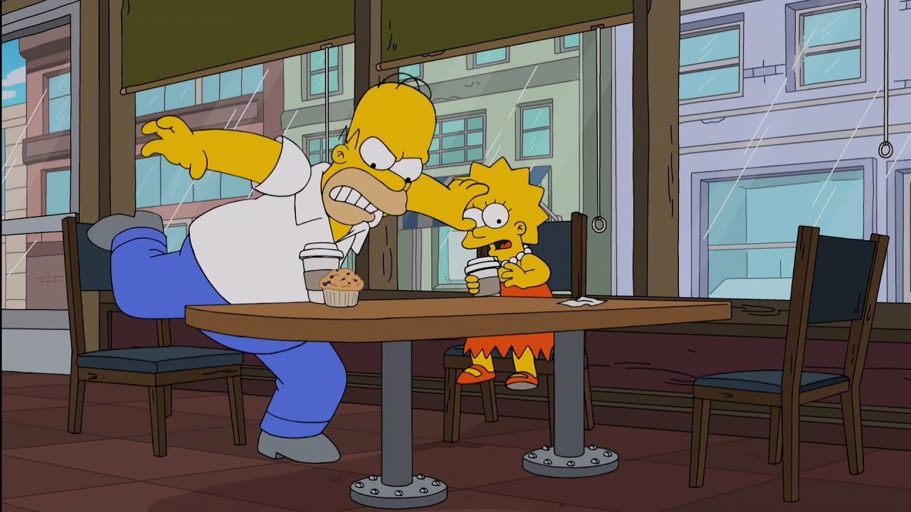 Homero furioso con Lisa [HD] - YouTube