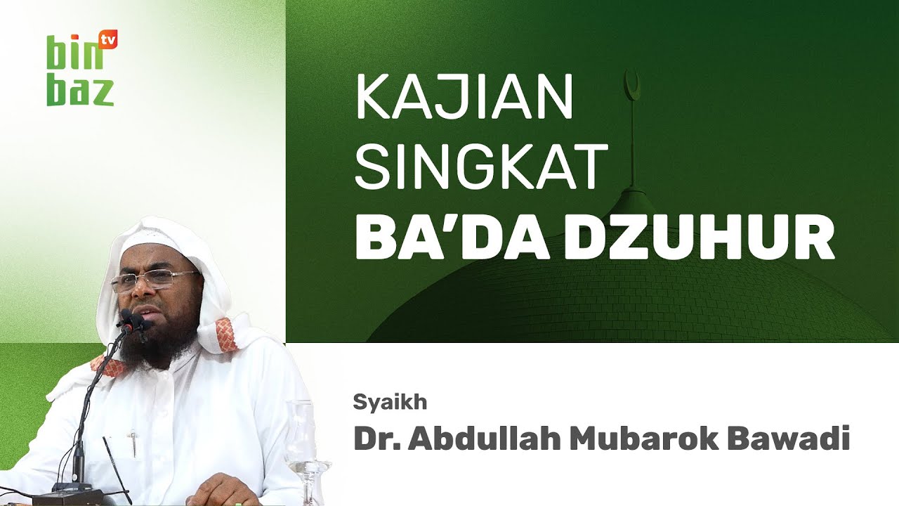 Kajian singkat ba'da Sholat Ashar | Bersama Syaikh Dr. Abdullah Mubarok ...