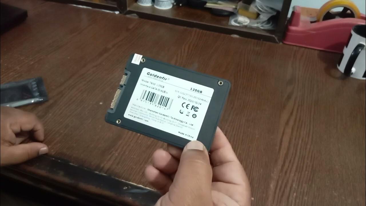 Ali Express Order 120GB GoldenFir SSD Unboxing - YouTube