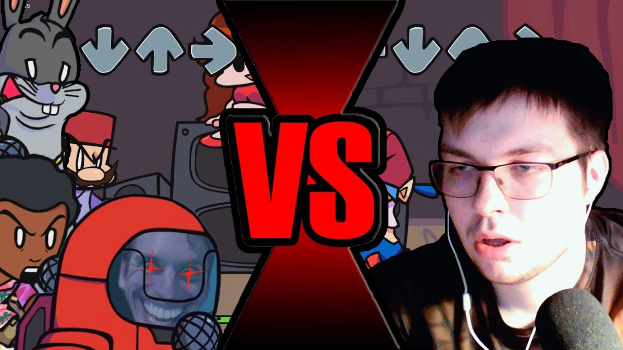 BIG CHUNGUS, MARIO & AMOGUS vs. ME [Friday Night Funkin] (MODDED)#3 ...