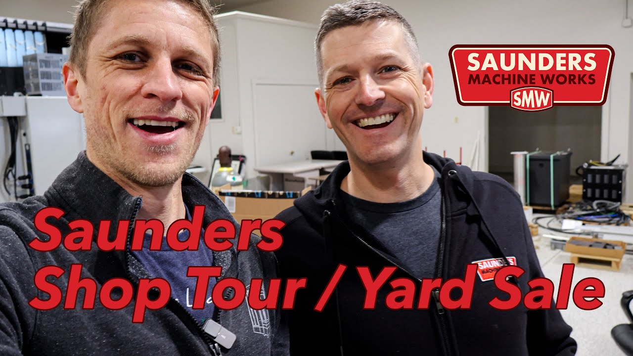 Saunders Machine Works Yard Sale and Shop Tour! - YouTube