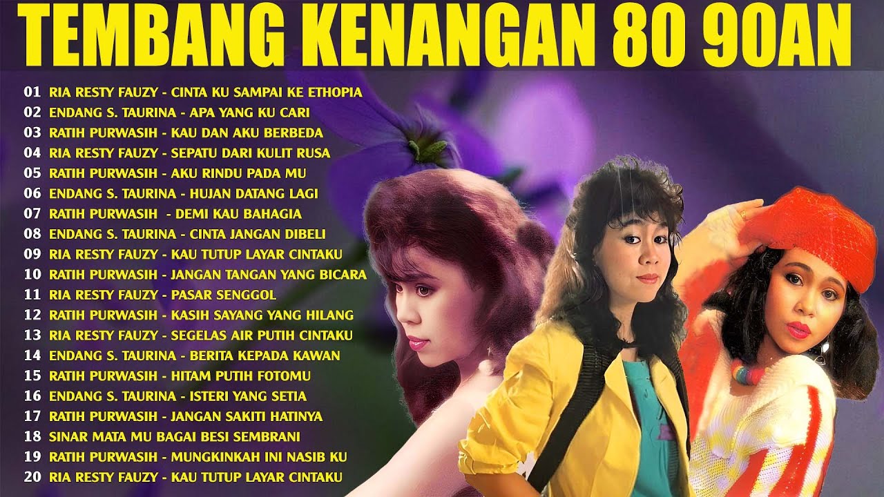 Lagu Kenangan 80an,90an Terbaik🌮 Lagu Lawas Nostalgia🌮Ratih Purwasih ...