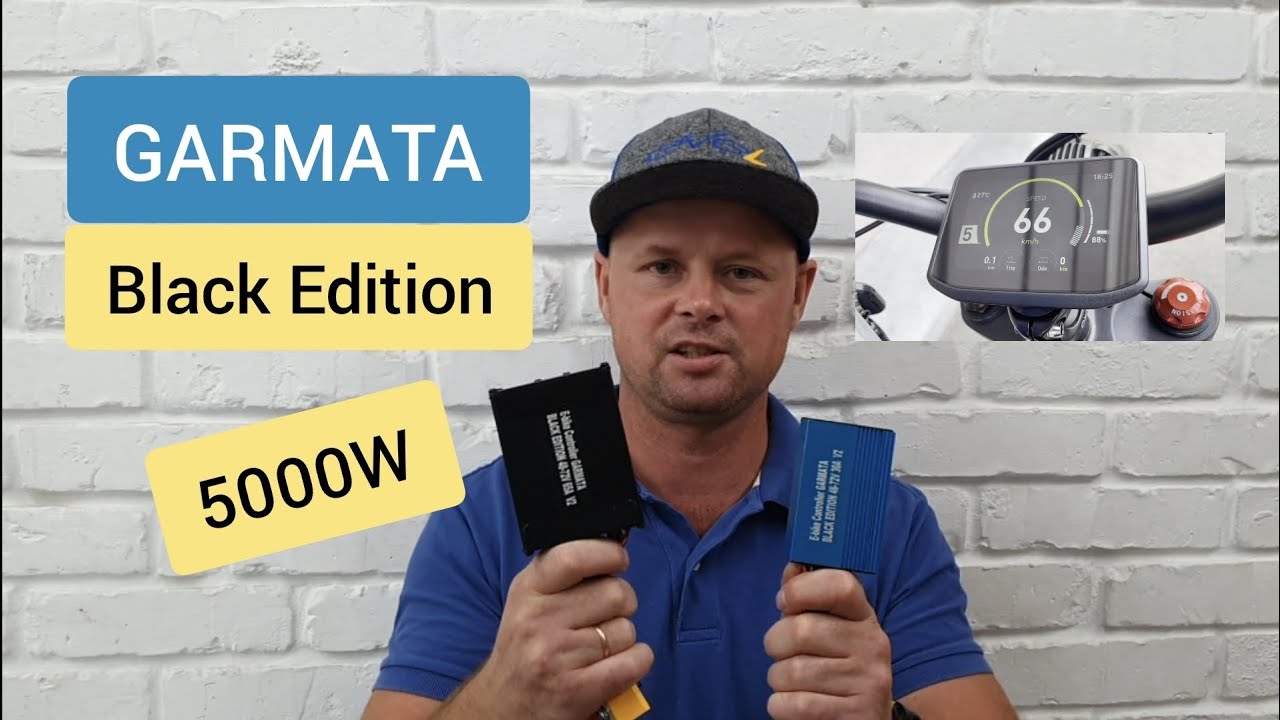 Суперкомпактні контролери для електровелосипедів Garmata Black Edition - YouTube